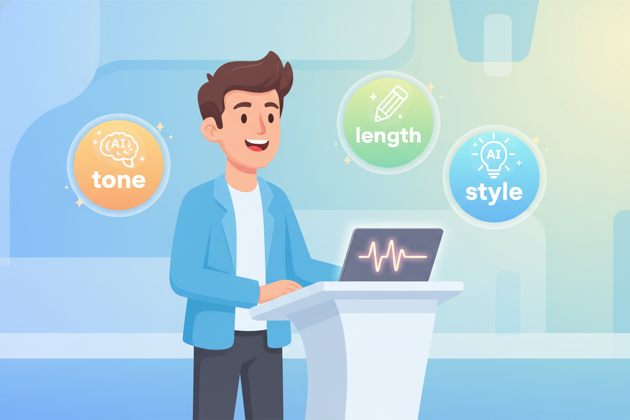 Бесплатный ИИ-писатель речей — LearnFast.ai